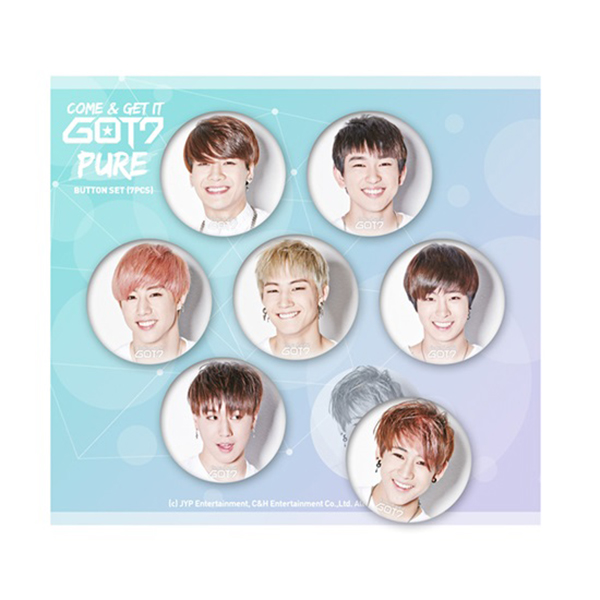 ktown4u.com : GOT7 - Button Set (7pcs) (GOT7 1st Official Goods Pure)