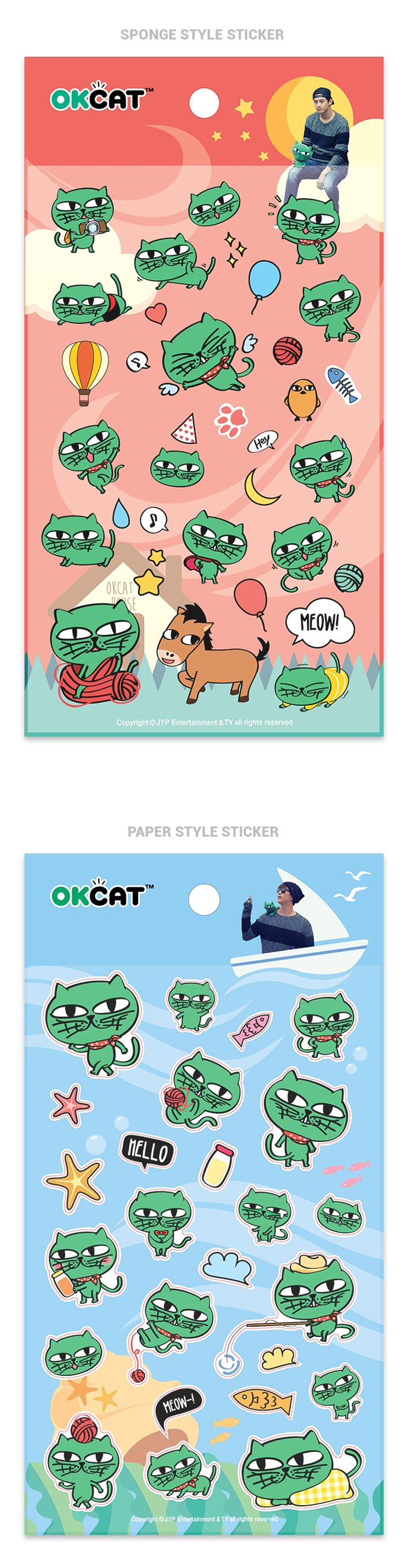 ktown4u.com : OKCAT 2nd Line - Sticker Set (2PM:Taec Yeon)