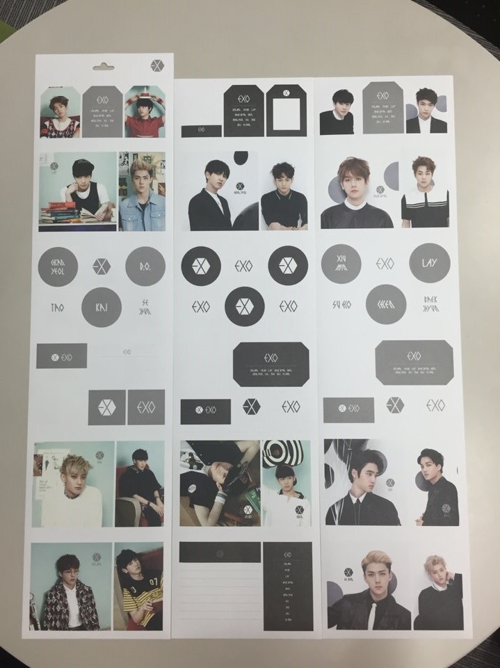 ktown4u.com : [SUM] EXO - Long Sticker Set