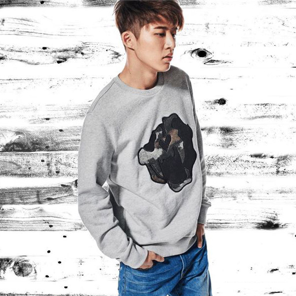 ktown4u.com : NONA9ON - [MEN'S] TIGER SKULL MOTIF CREWNECK SWEATSHIRT (M/GY_SIZE 2 M) [16FW]
