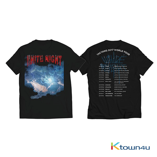 ktown4u.com : [WHITENIGHT] TAEYANG - T-SHIRTS TYPE 1