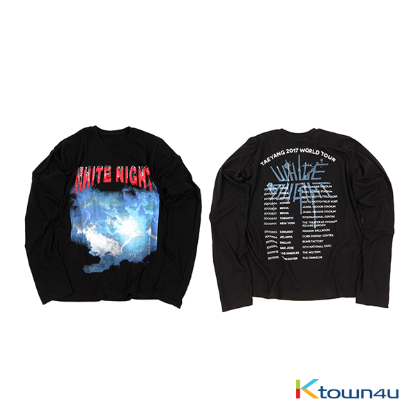 ktown4u.com : [WHITENIGHT] TAEYANG - LONG SLEEVE T-SHIRTS