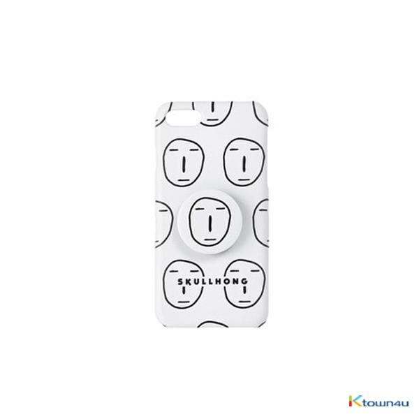 ktown4u.com : [SKULLHONG] POKER FACE PHONE CASE+HOLDER [18SS]