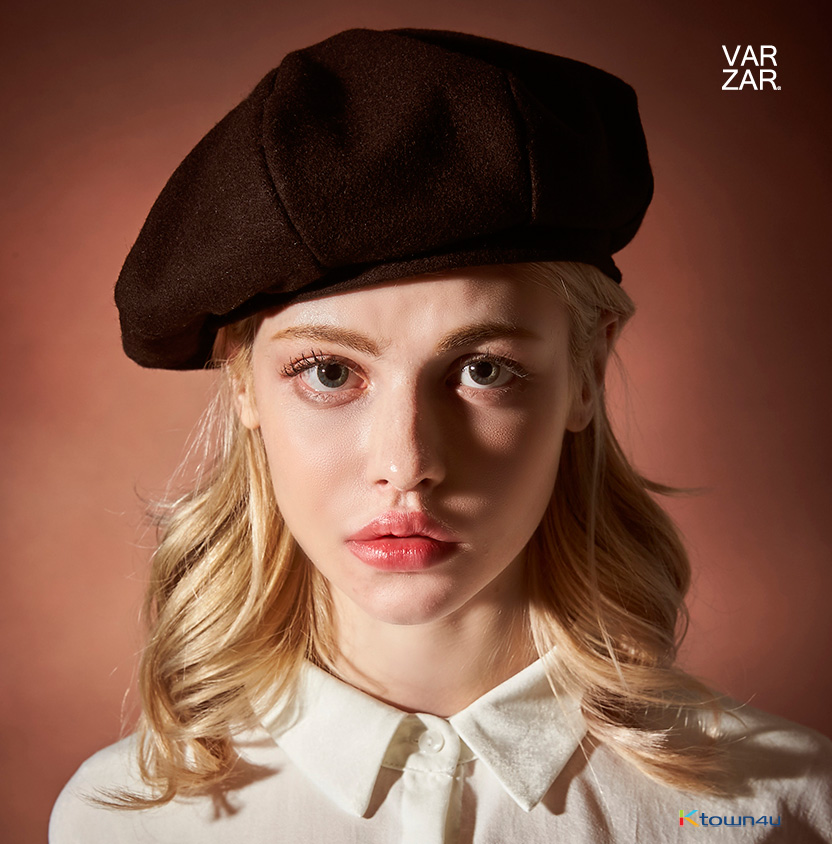 ktown4u.com : Octagon Wool Beret [Black]