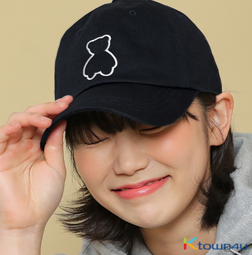 ktown4u.com : [AQO STUDIOSPACE] 21SS AQO BEAR BALLCAP_BLACK