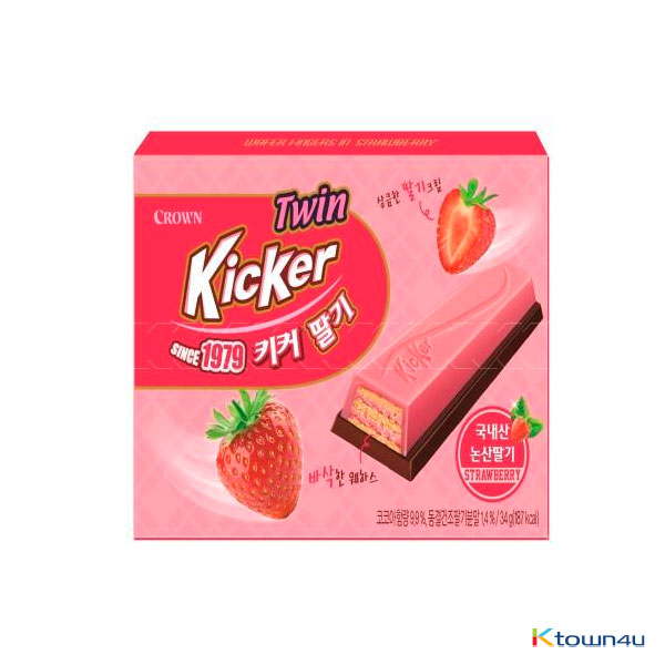 ktown4u.com : [CROWN] Kicker bar Strawberry 34g*1EA
