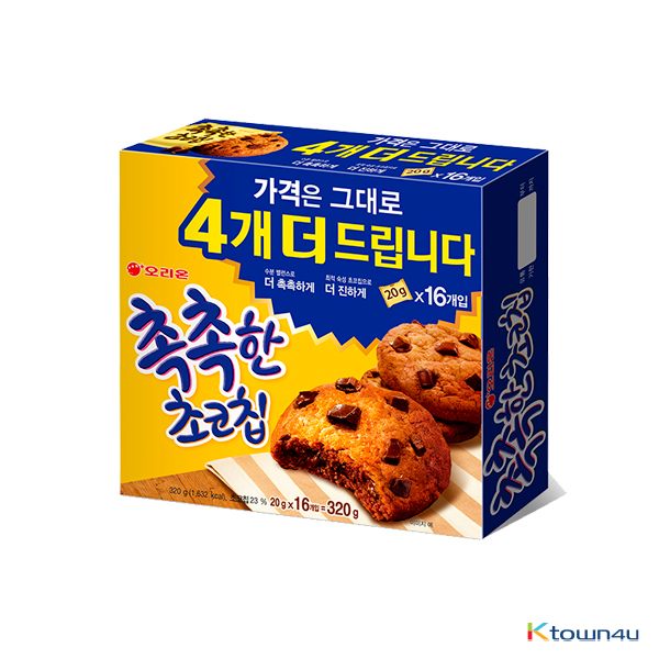 ktown4u.com : [ORION] Soft Choco Chip Cookie 320g*1BOX(1BOX=12EA+4EA)