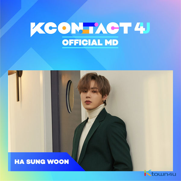 ktown4u.com : HA SUNG WOON - FABRIC POSTER [KCON:TACT 4 U OFFICIAL MD]
