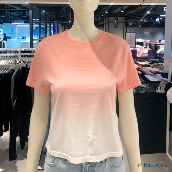 ktown4u.com : SUZY WEARING uni gradation dyeing short sleeve tee_2colors