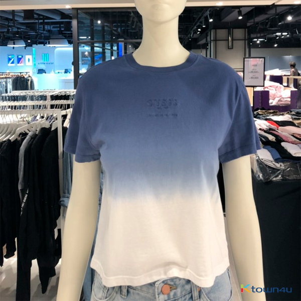 ktown4u.com : SUZY WEARING uni gradation dyeing short sleeve tee_2colors
