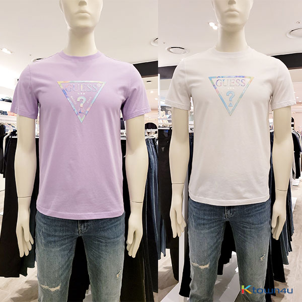 ktown4u.com : Unisex Tie Dying PVC Triangle Short Sleeve Tee_4colors