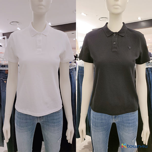 ktown4u.com : Women's Basic COLLAR Tee_4colors