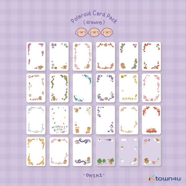 ktown4u.com : Polaroid Card Pack_drawing