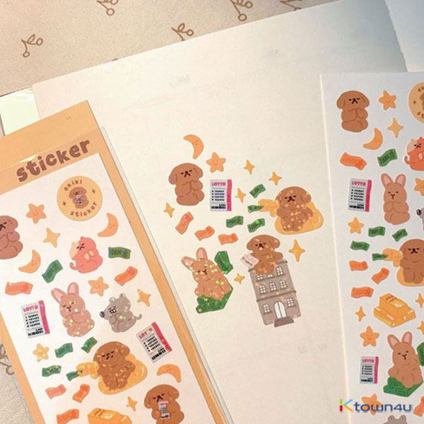 ktown4u.com : I want you to be rich Sticker