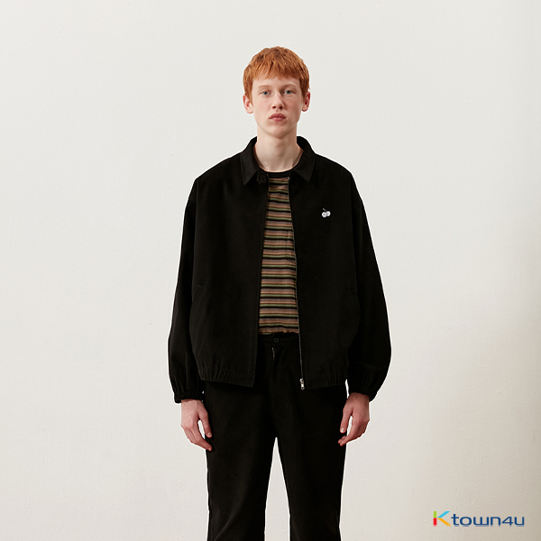 ktown4u.com : UNI SMALL CHERRY COTTON JACKET KA_BLACK