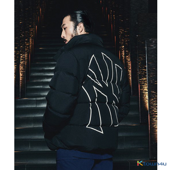 ktown4u.com : Megalogo Puffer Short Padding NY (Black)