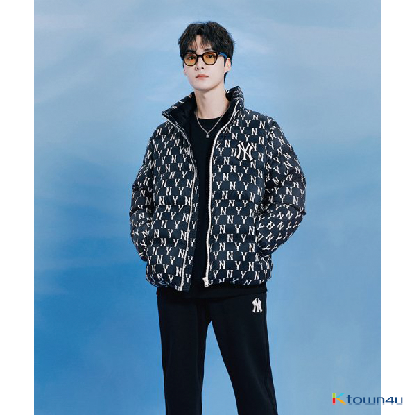 ktown4u.com : Monogram Short Padding NY (Black)
