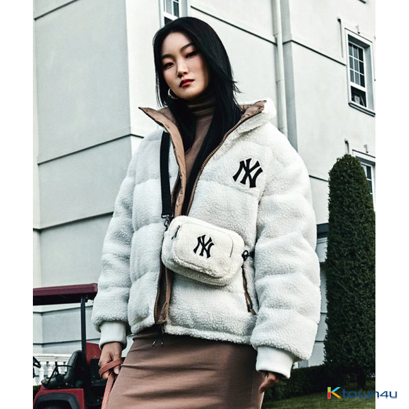 ktown4u.com : Fleece Reversible Short Padded NY (Cream)