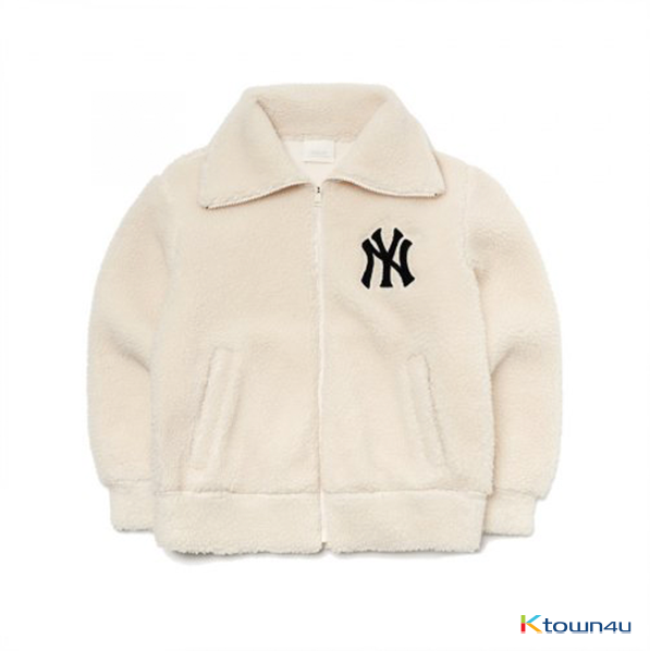 cn.ktown4u.com : Basic Stand Neck Dumble Fleece Jumper NY (Cream)