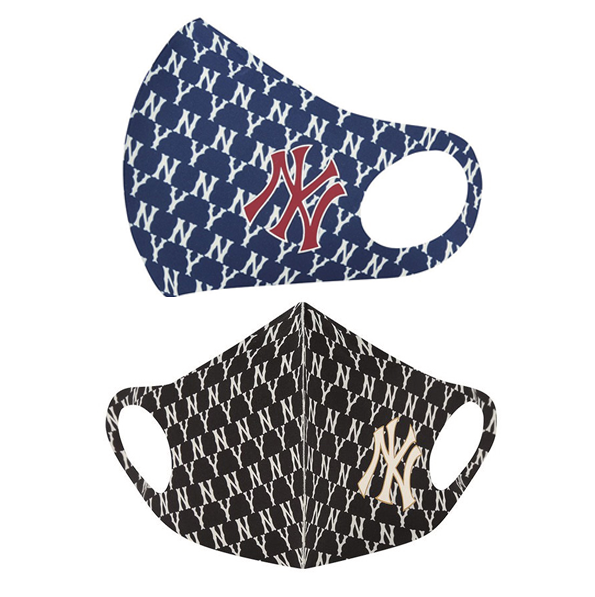 ktown4u.com : MONOGRAM MASK NY [NAVY][L]