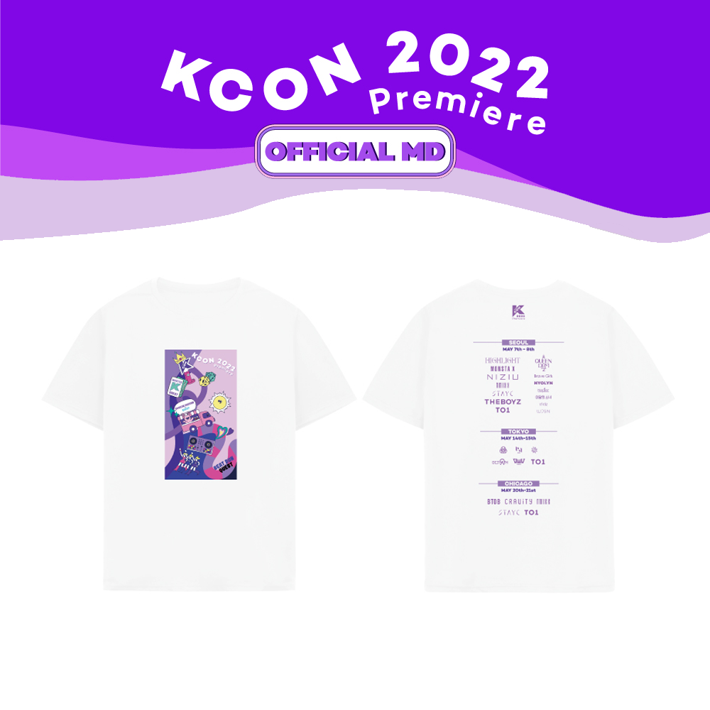 ktown4u.com : T-SHIRT [KCON 2022 Premiere OFFICIAL MD]