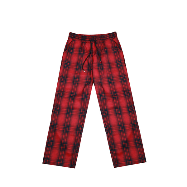 ktown4u.com : ((G)I-DLE) Las Checkered Pants [Red]