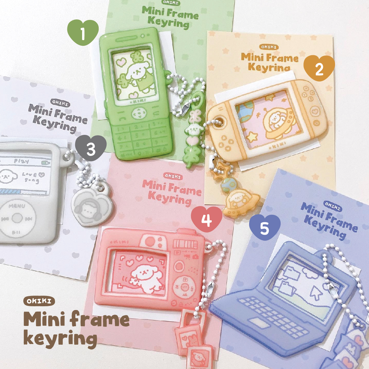ktown4u.com : OKIKI mini frame Keyring_game machine