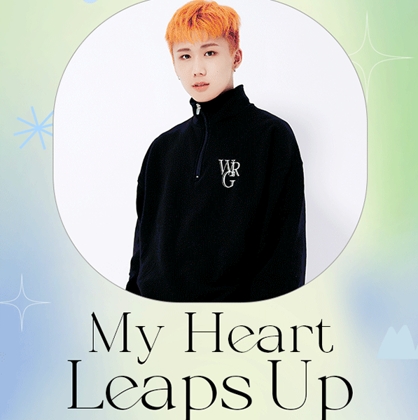 ktown4u.com : (DKZ Jong Hyeong Gift) WRG Logo Half Zip-Up Sweatshirt ...