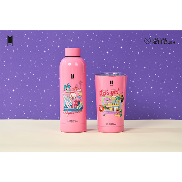 ktown4u.com : BTS - BBNE BTS Dynamite Water Tumbler & Water Bottle_Pink