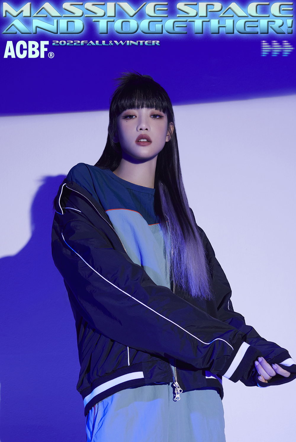 ktown4u.com : ((G)I-DLE) Take Line Varsity Jacket [Black]