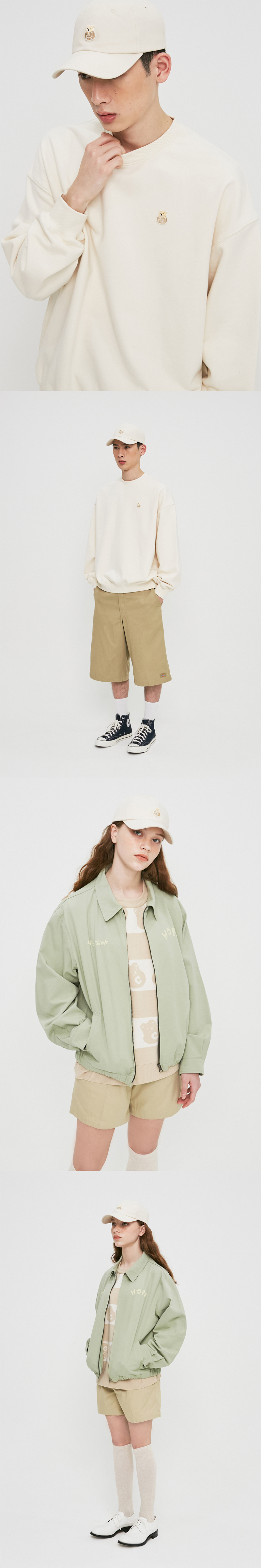 ktown4u.com : [APOC] Bear Patch Ball-Cap_CREAM
