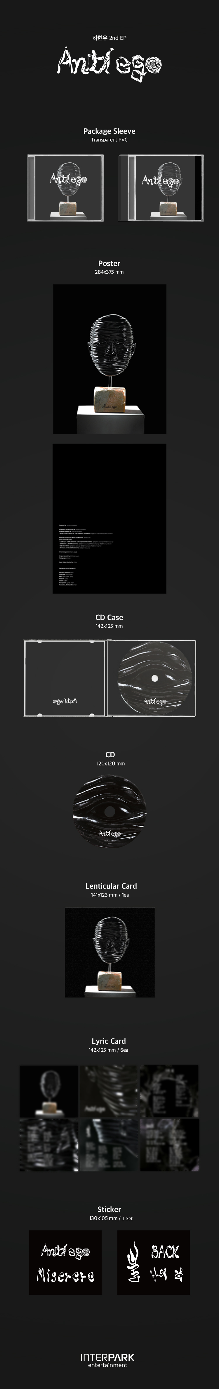 ktown4u.com : Ha Hyun Woo - EP Album Vol.2 [Anti ego]