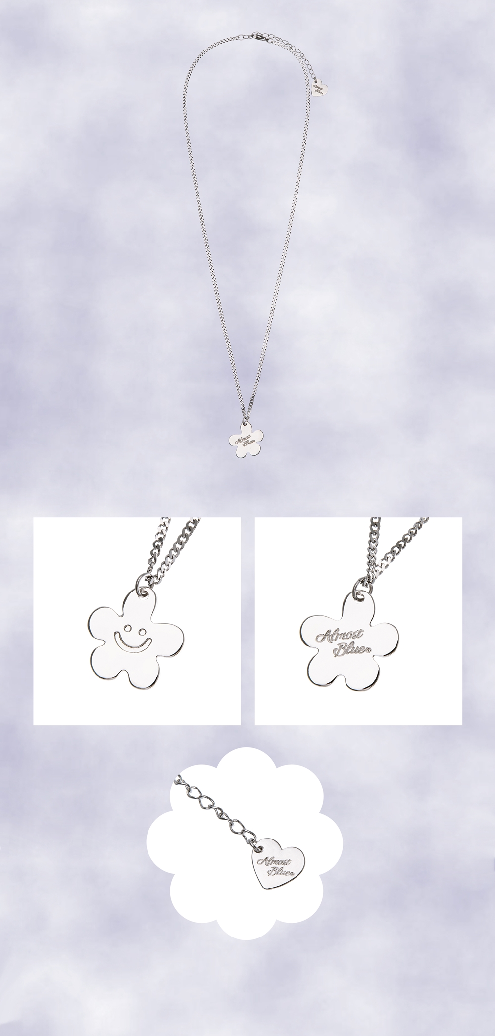 ktown4u.com : Smile Flower Necklace